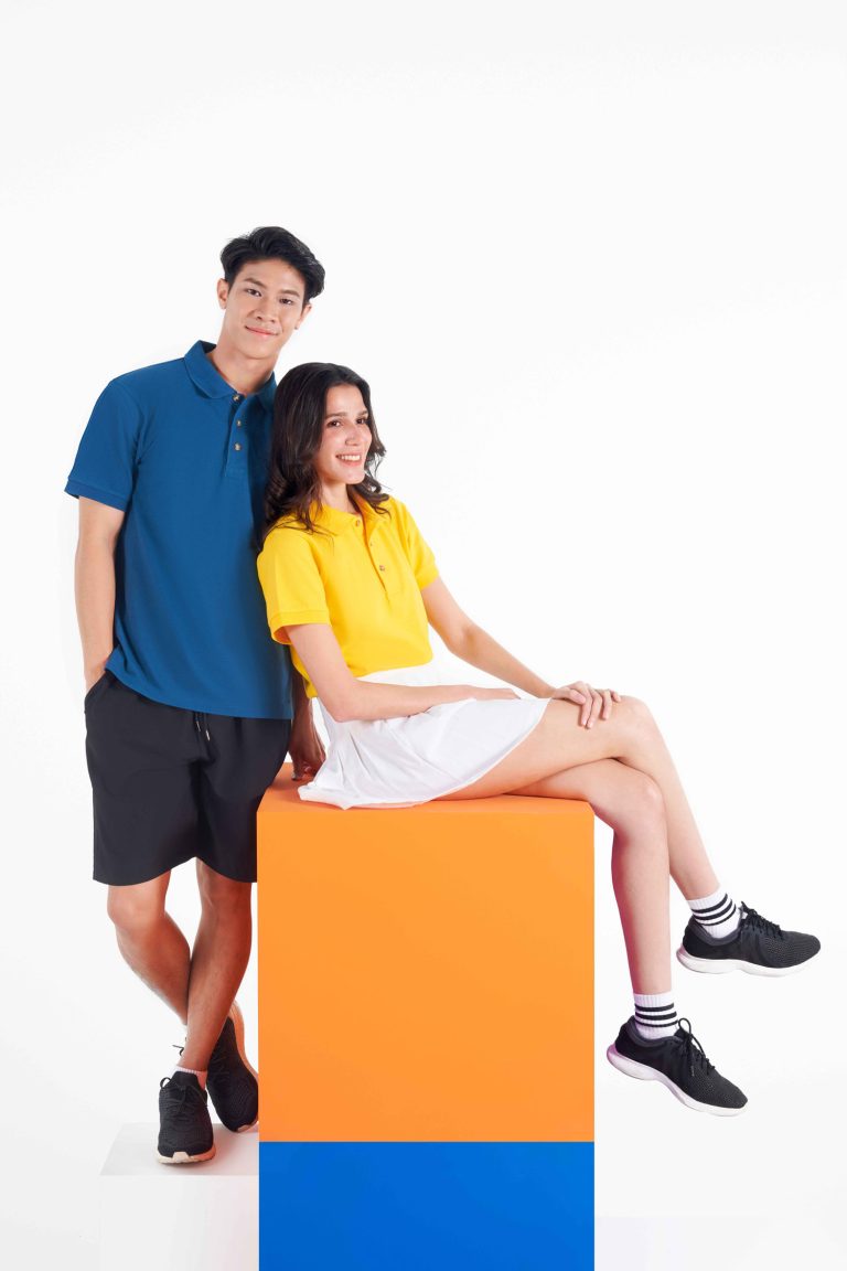 Honeycomb Short Sleeve CVC Polo Shirt - Malaysia Apparel Supplier